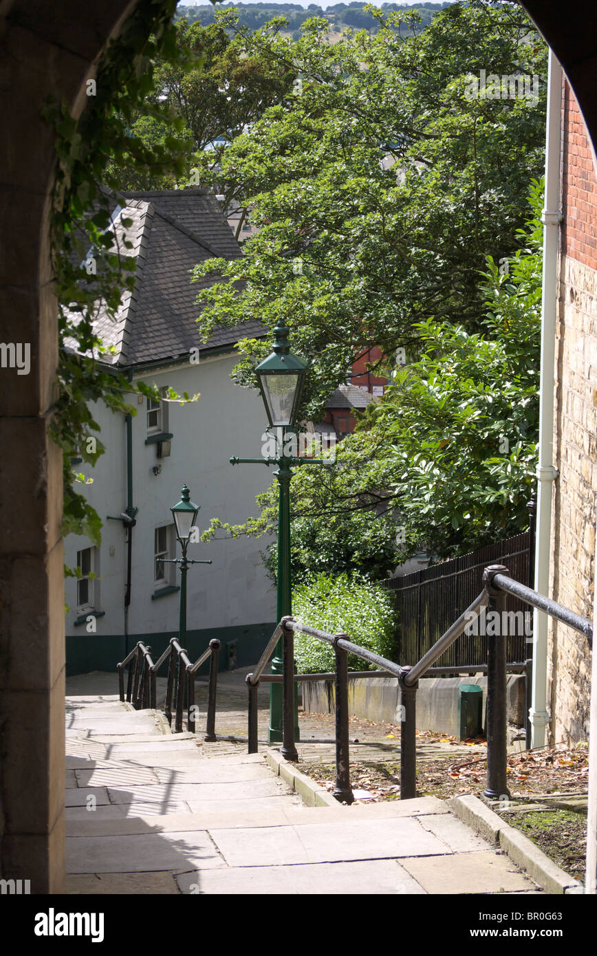 Greestone steps hi-res stock photography and images - Alamy