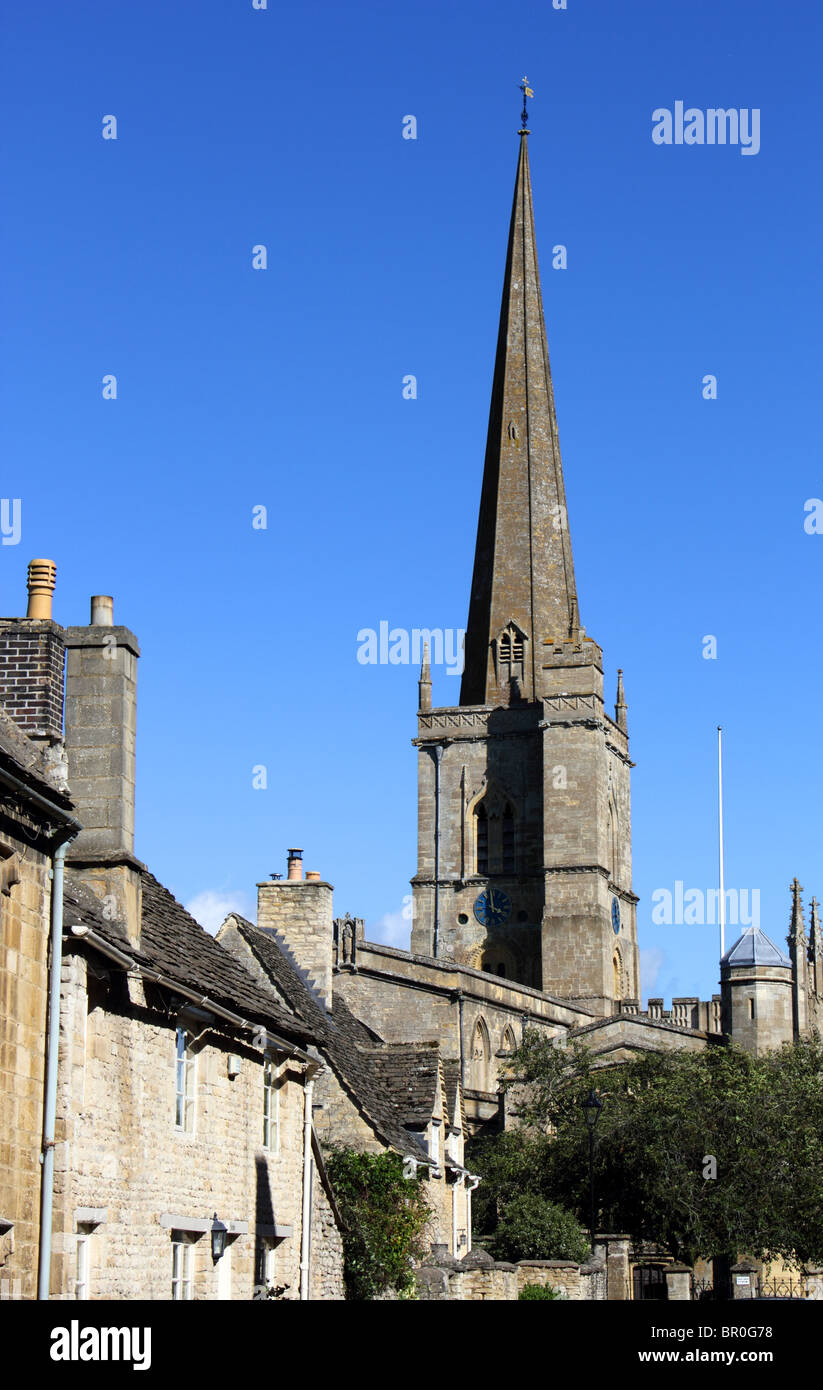 St John the Baptist Church, Burford, Oxfordshire, England, UK Stock ...