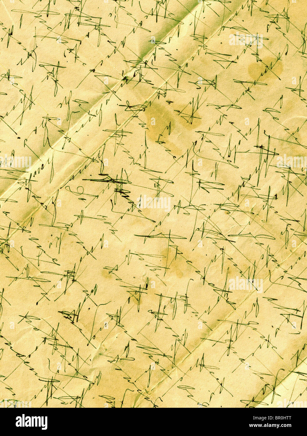 Cursive handwriting paper hi-res stock photography and images - Alamy