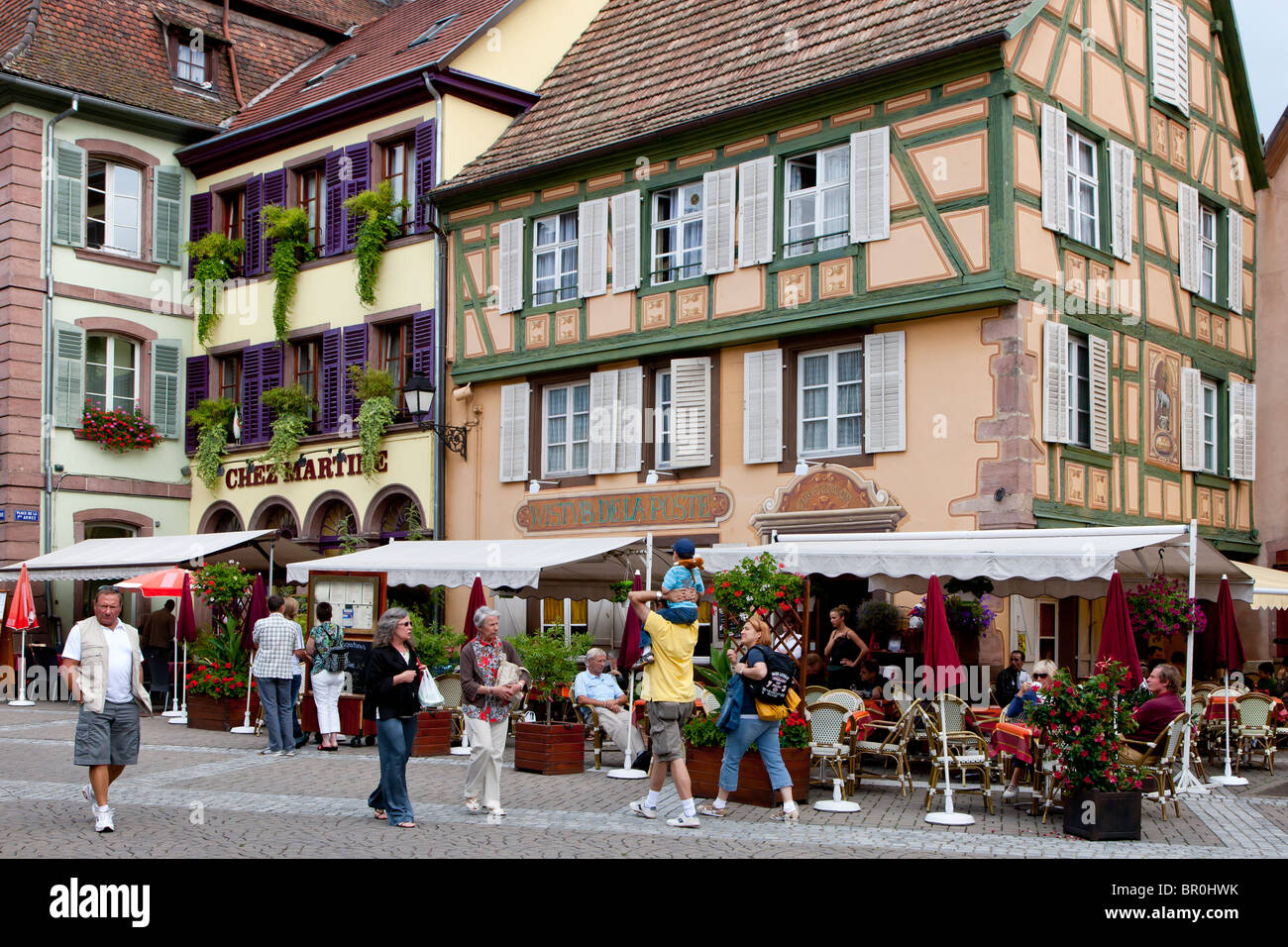 Old Alsace stylish houses Stock Photo - Alamy