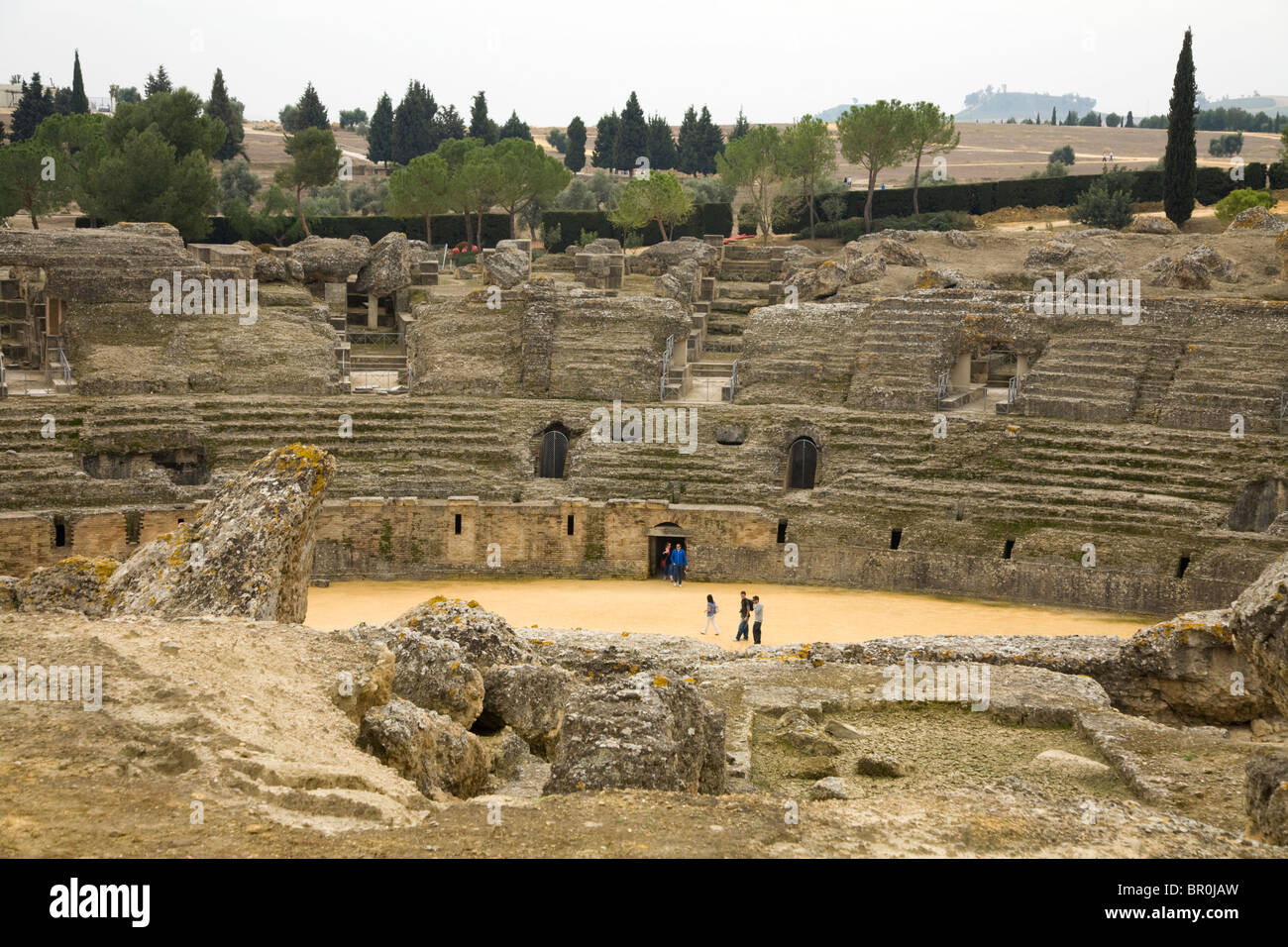 Italica Roman Amphitheatre Spain High Resolution Stock Photography and ...