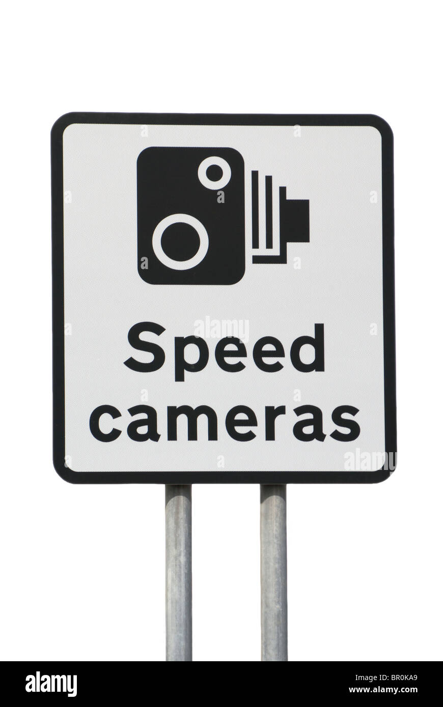 Speed Camera Sign Stock Photo - Alamy
