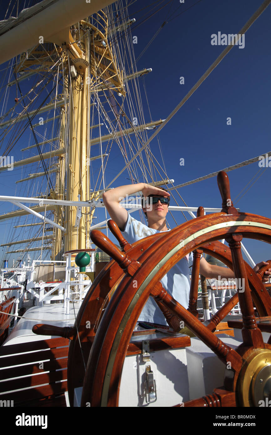 Tall Ship Helm High Resolution Stock Photography and Images - Alamy
