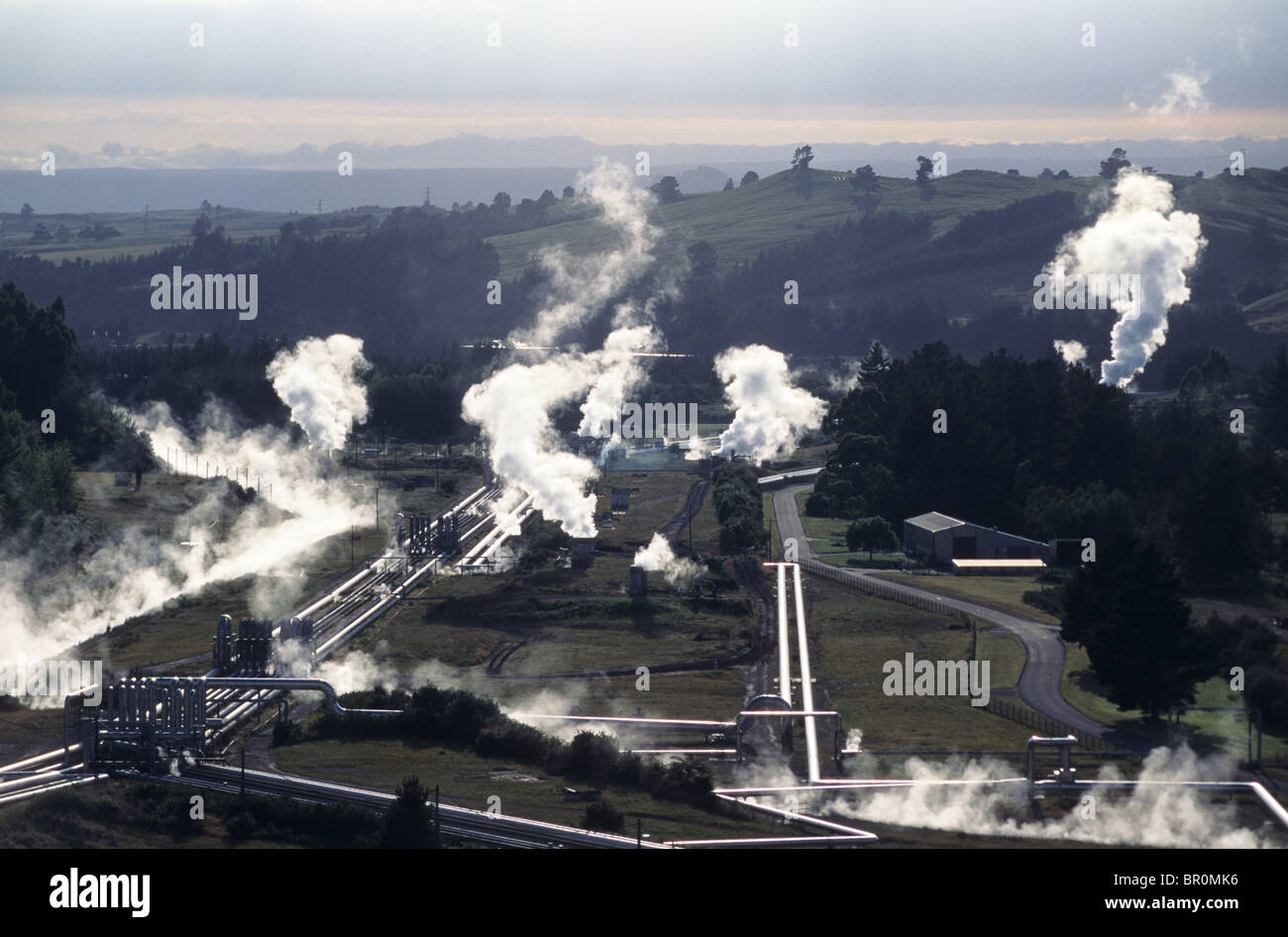 Geothermal power plant in new zealand hi-res stock photography and ...