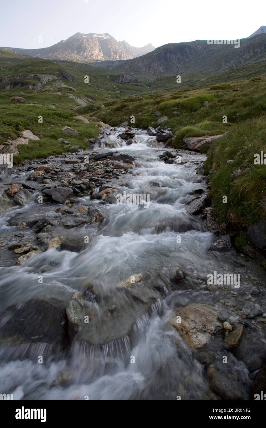 A mountain stream in Vanoise National Park, French Alps Stock Photo - Alamy