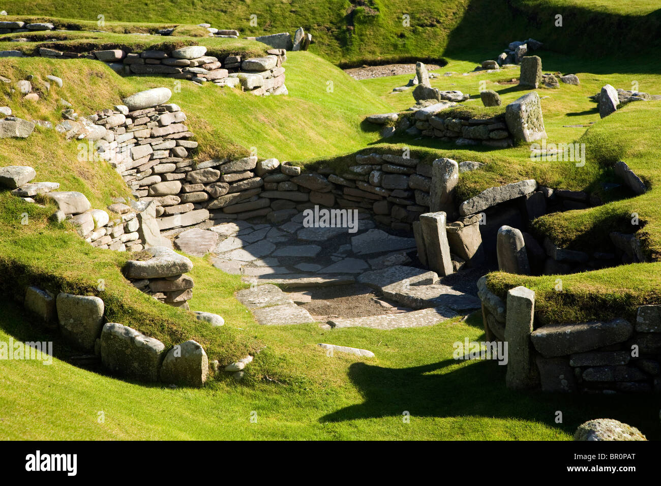 Prehistoric settlement Jarlshof, Shetland Islands Stock Photo - Alamy