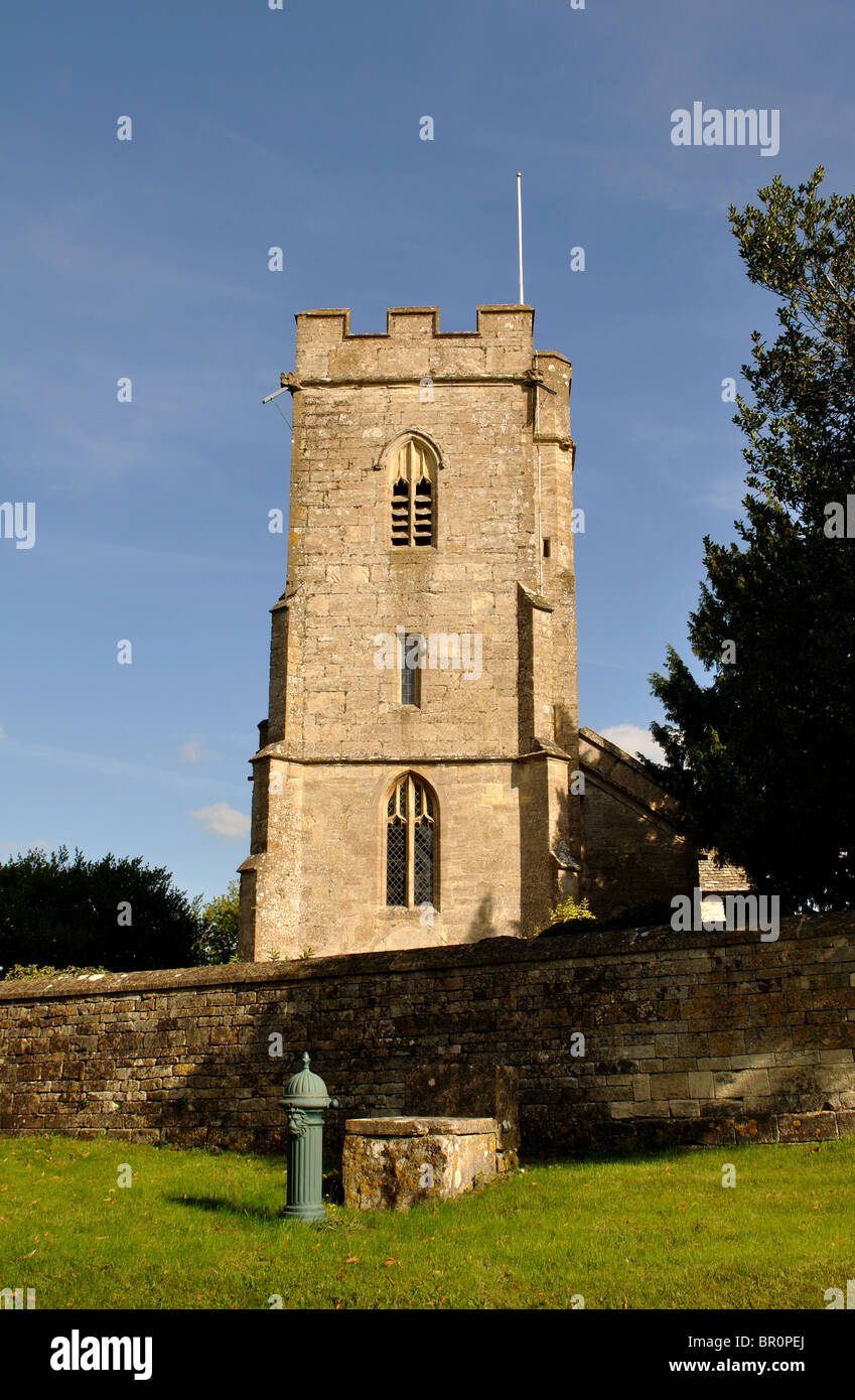 St. Peter`s Church, Windrush, Gloucestershire, England, UK Stock Photo ...