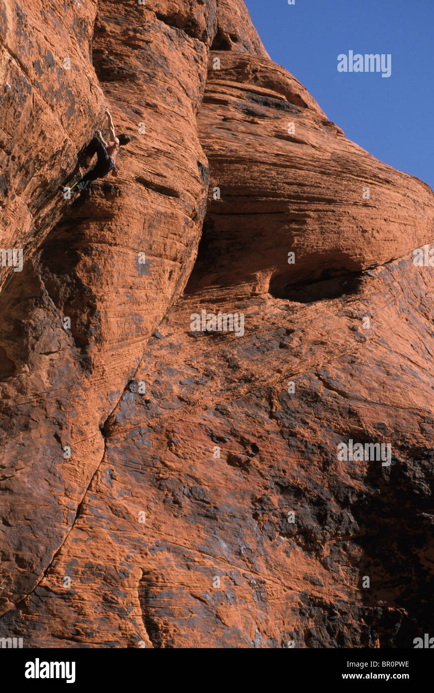 Rock climber red rocks las hi-res stock photography and images - Alamy