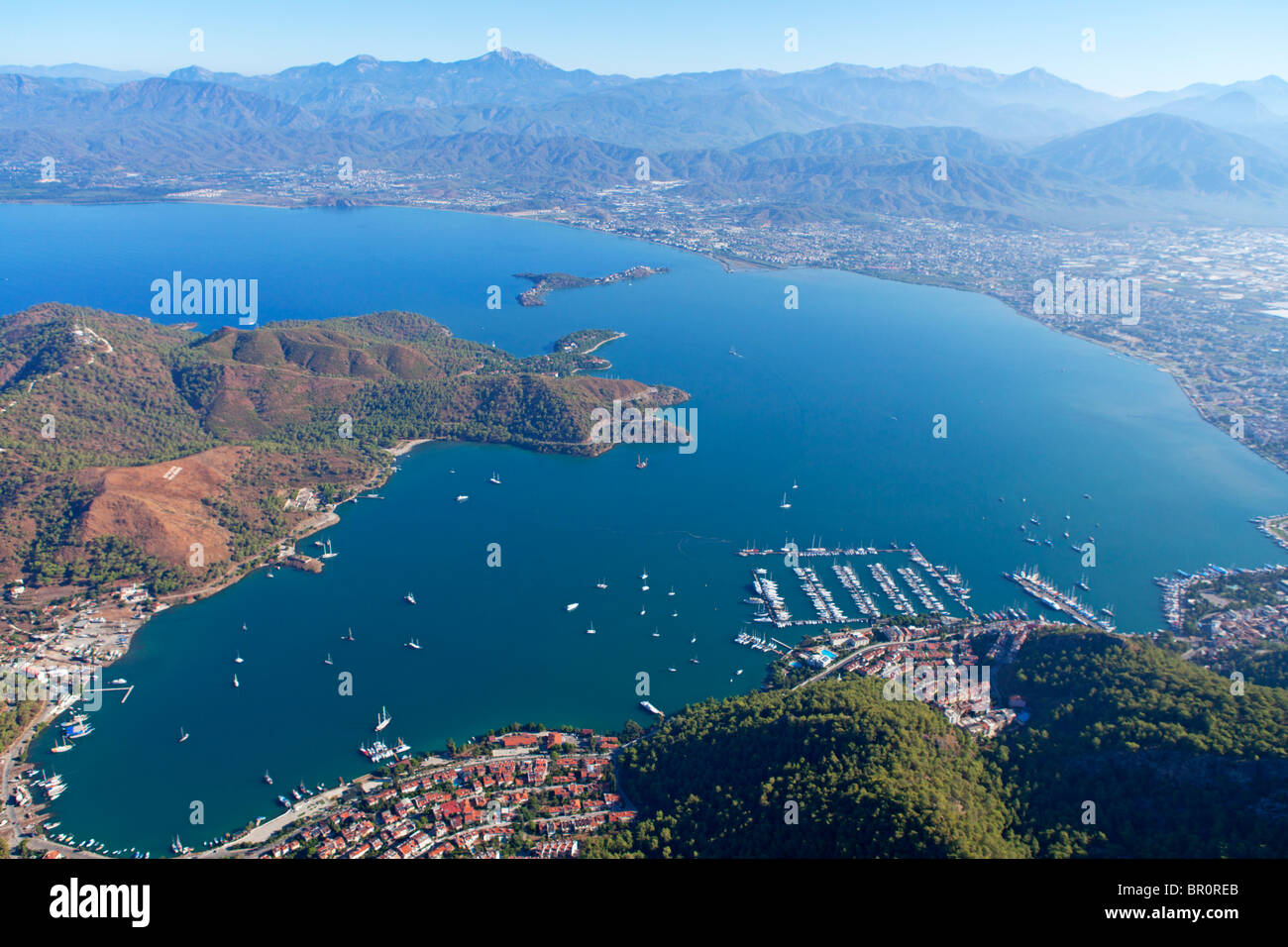 Aerial view west middle harbour hi-res stock photography and images - Alamy