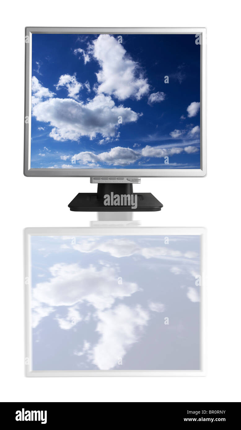 isolated screen made from my images, special photo and reflection f/x ...