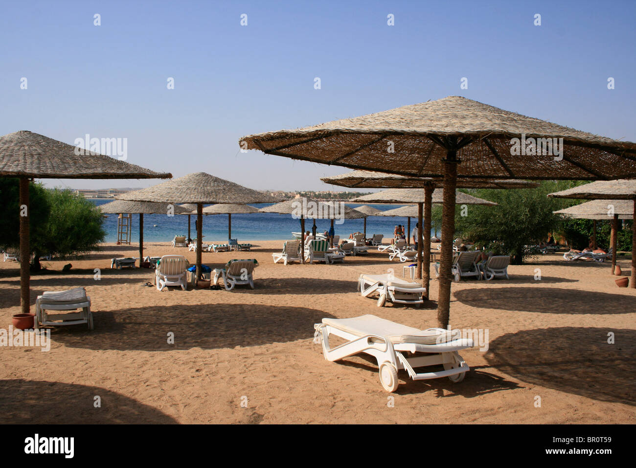 The beach at Makadi bay, Egypt Stock Photo - Alamy