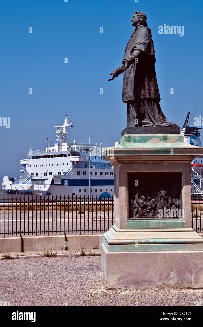 Marseille : Cathedral of La Major Statue of Archbishop Belsunce by ...