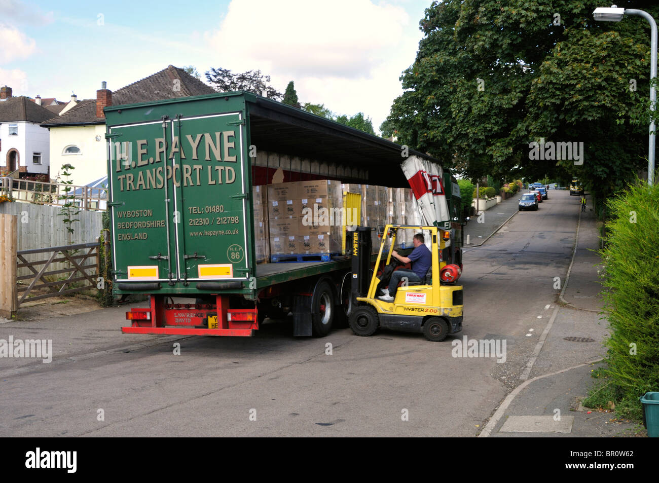 Unloading Food Lorry High Resolution Stock Photography and Images - Alamy