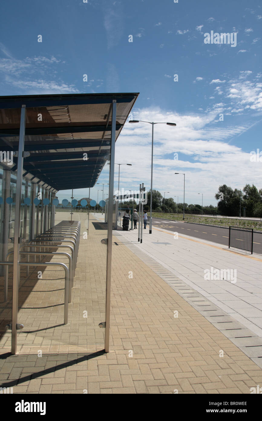 Cycle parking bus stop hi-res stock photography and images - Alamy