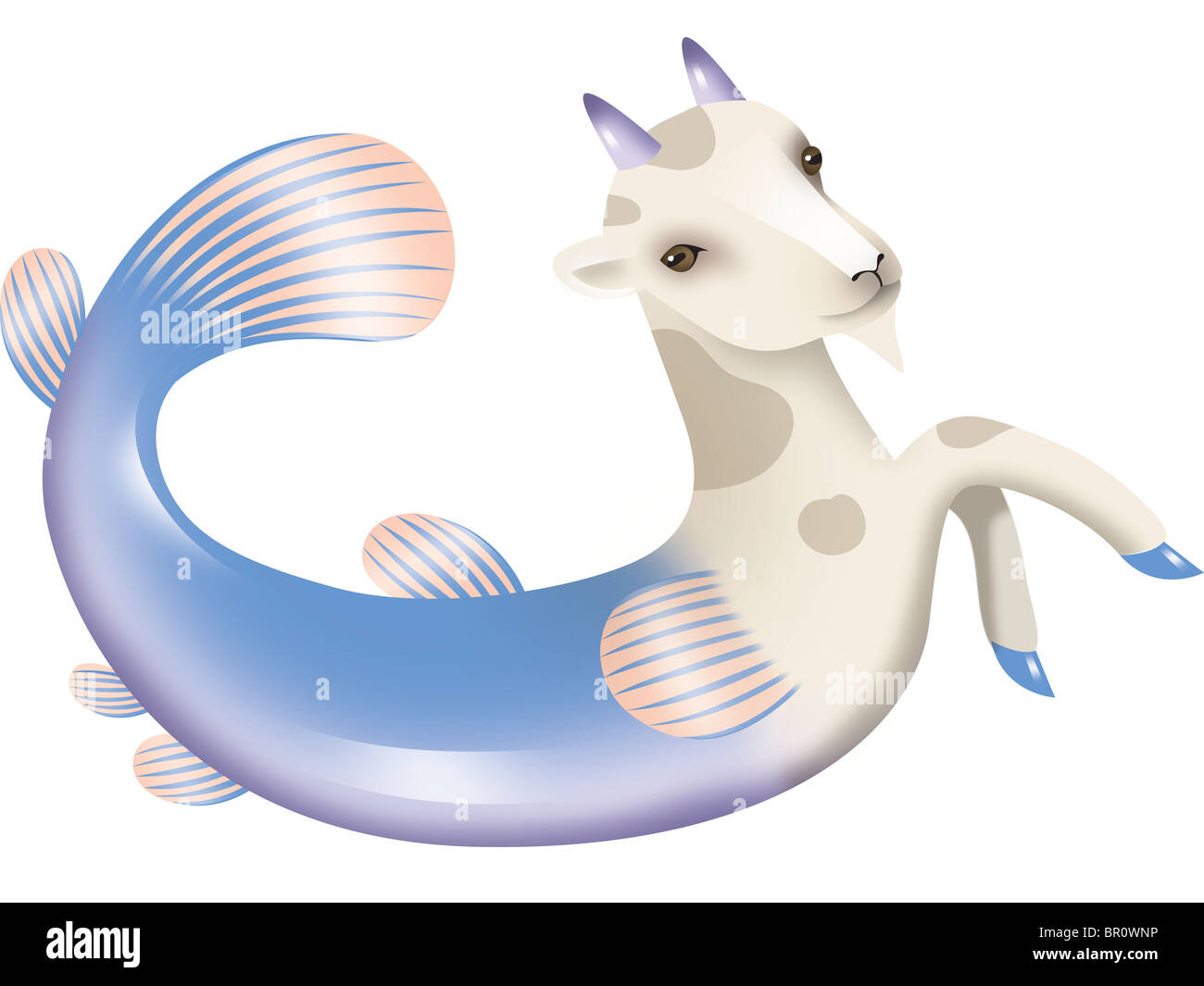 Capricorn goat fish hi-res stock photography and images - Alamy