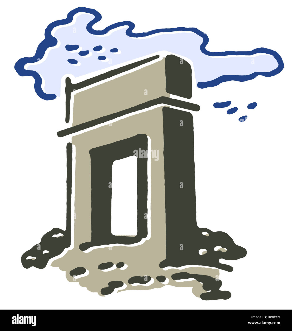 Arches structure Cut Out Stock Images & Pictures - Alamy