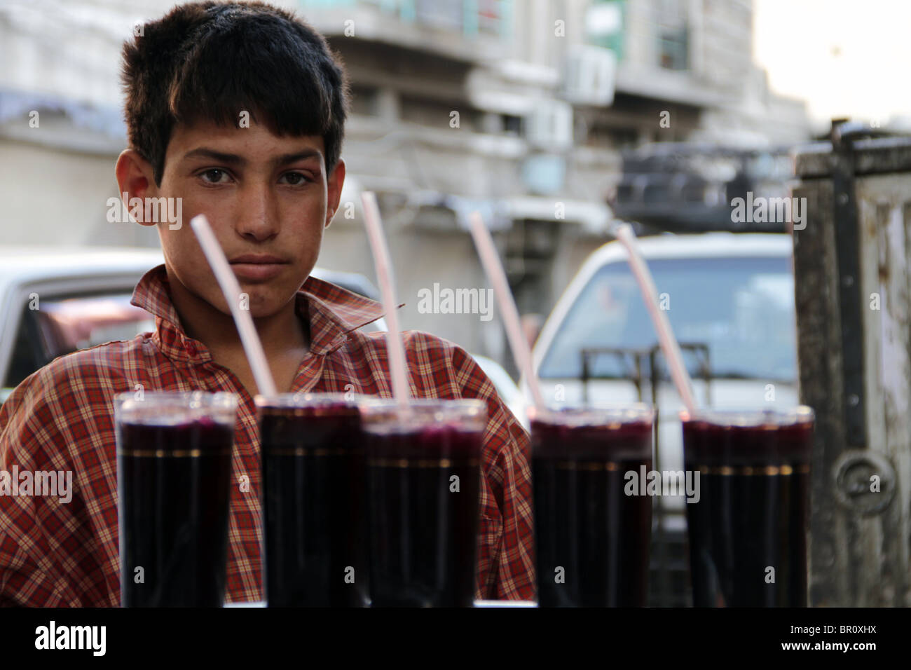 Middle east boy juice hi-res stock photography and images - Alamy