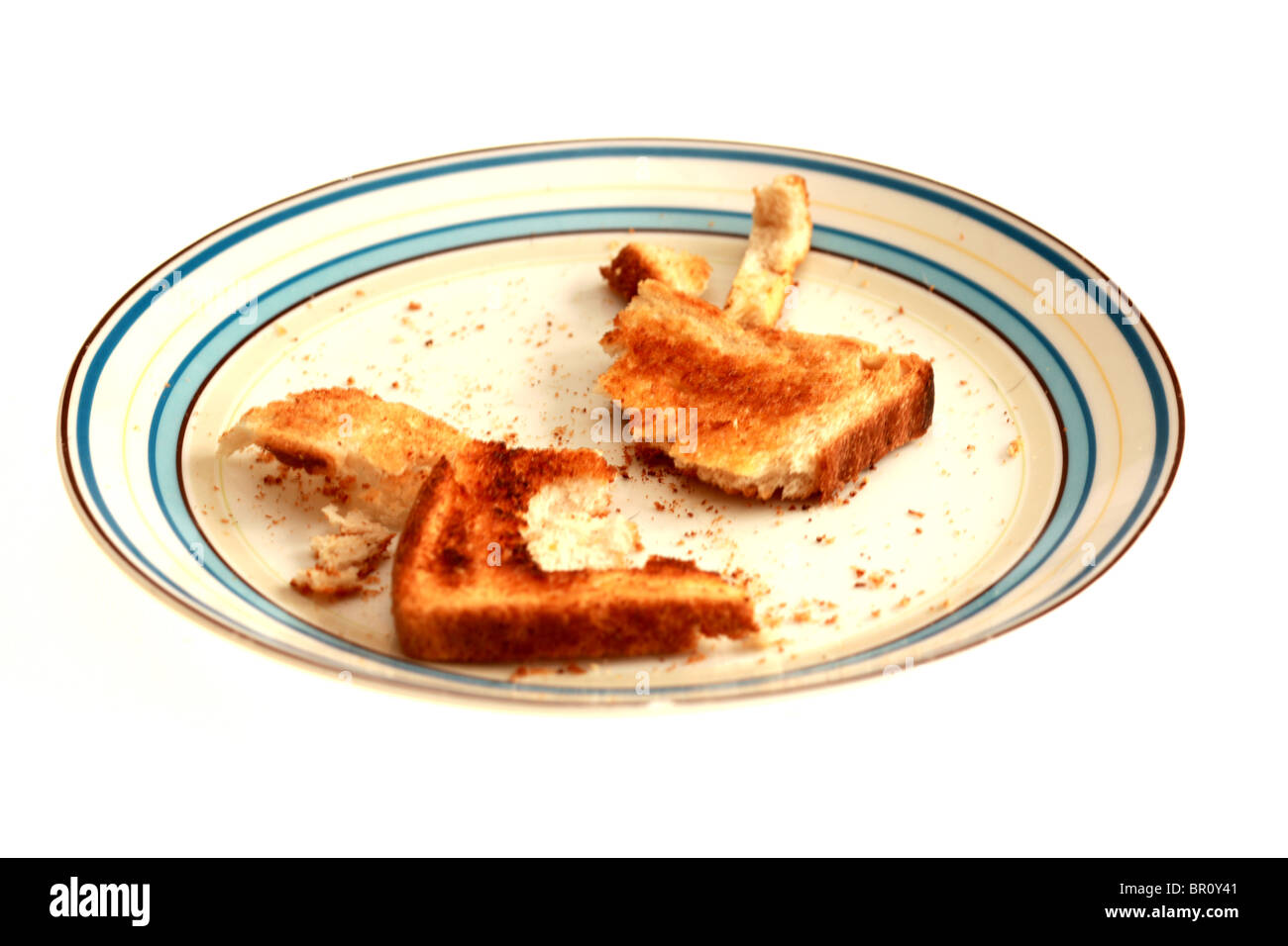 Half Eaten Toast Stock Photo - Alamy