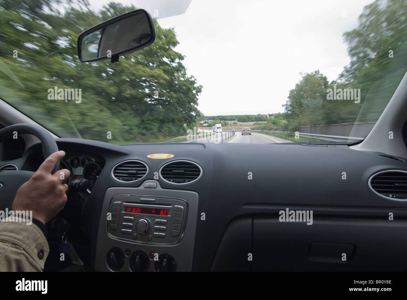 Inside the car Stock Photo - Alamy