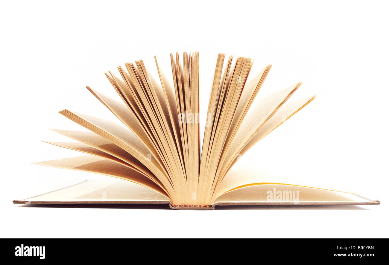 Open library book Cut Out Stock Images & Pictures - Alamy