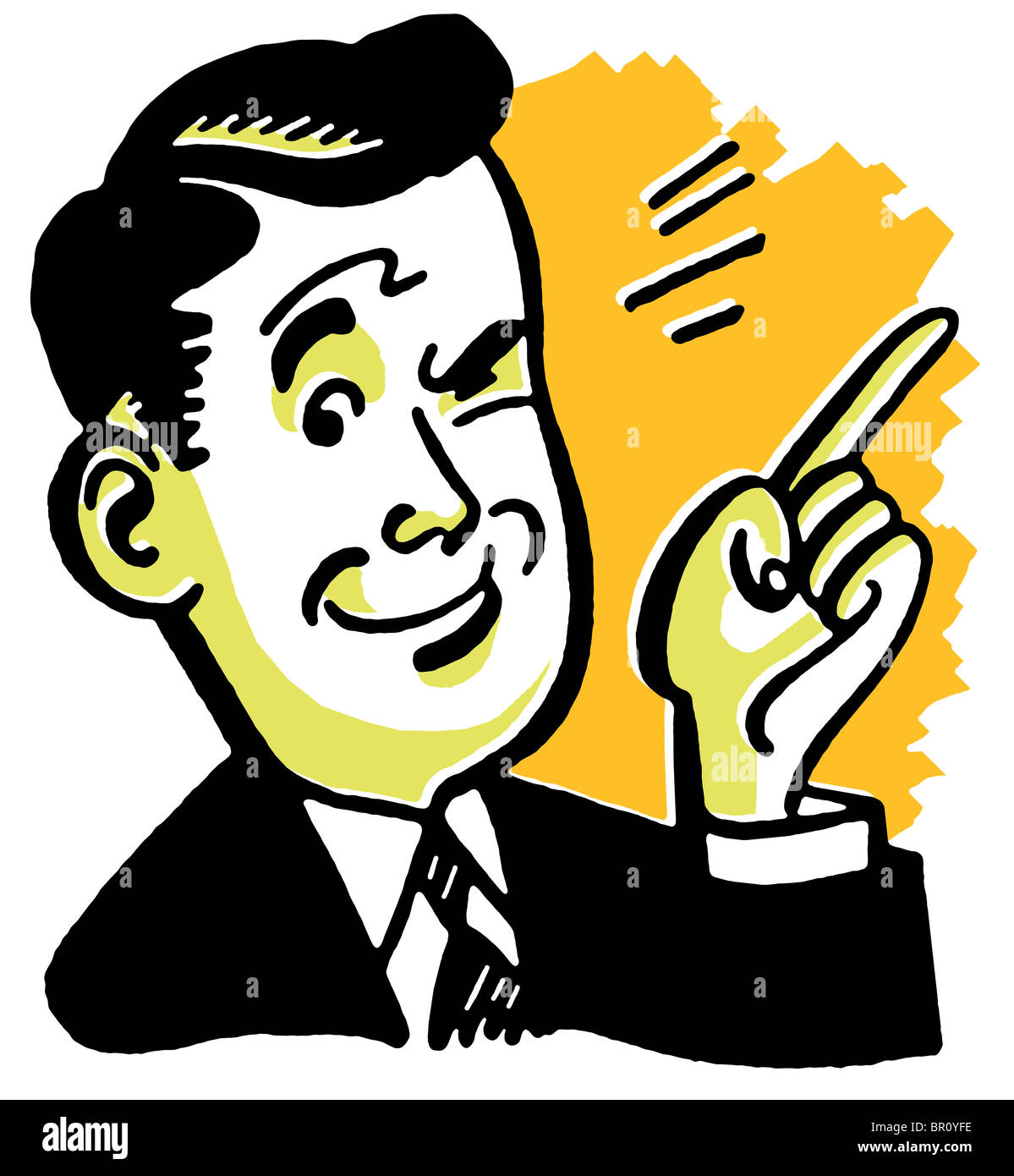 Man winking vintage hi-res stock photography and images - Alamy