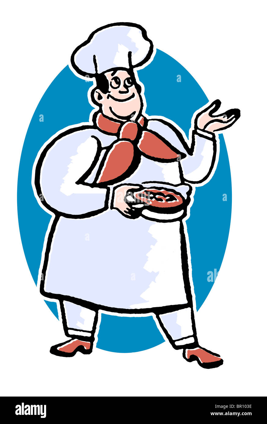 Drawing of a chef hi-res stock photography and images - Alamy