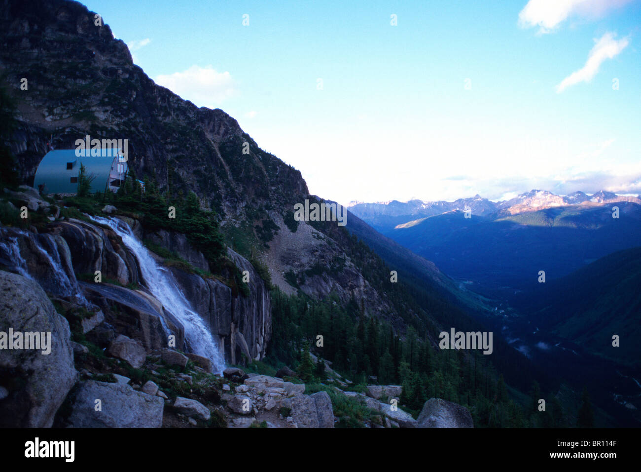 Konrad Kain Hut in the Bugaboo Provincial Park, British Columbia ...