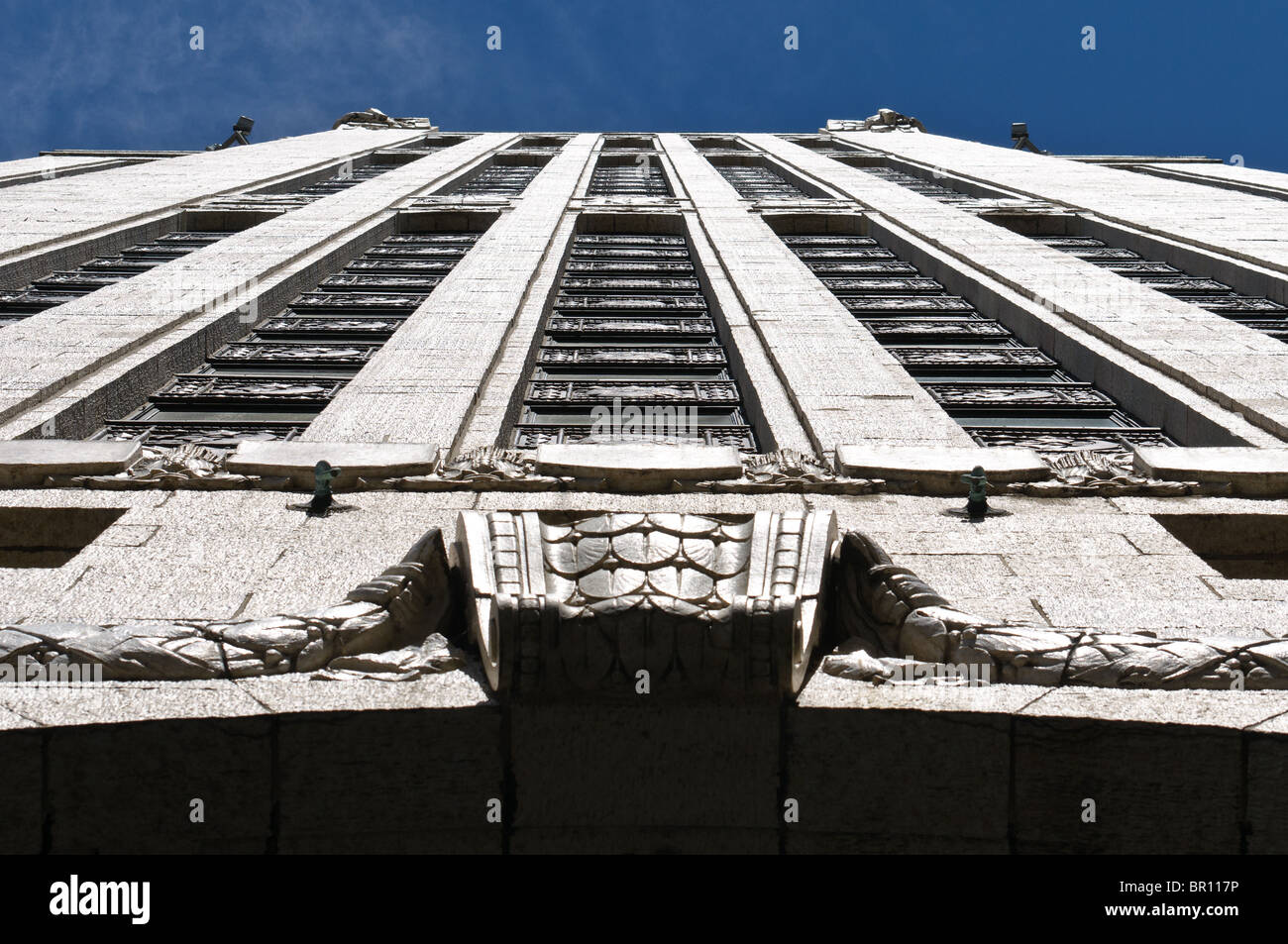 Tall building taken from below Stock Photo - Alamy