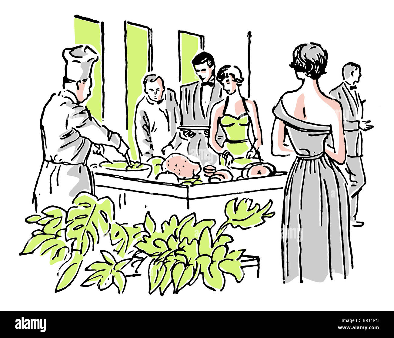 Vintage group Cut Out Stock Images & Pictures - Alamy