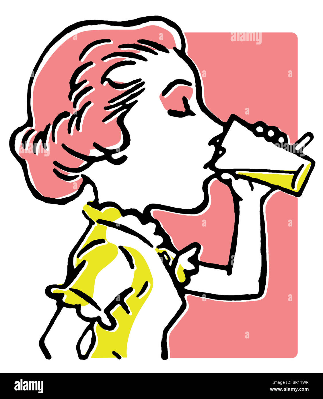 Drink line drawings hi-res stock photography and images - Alamy