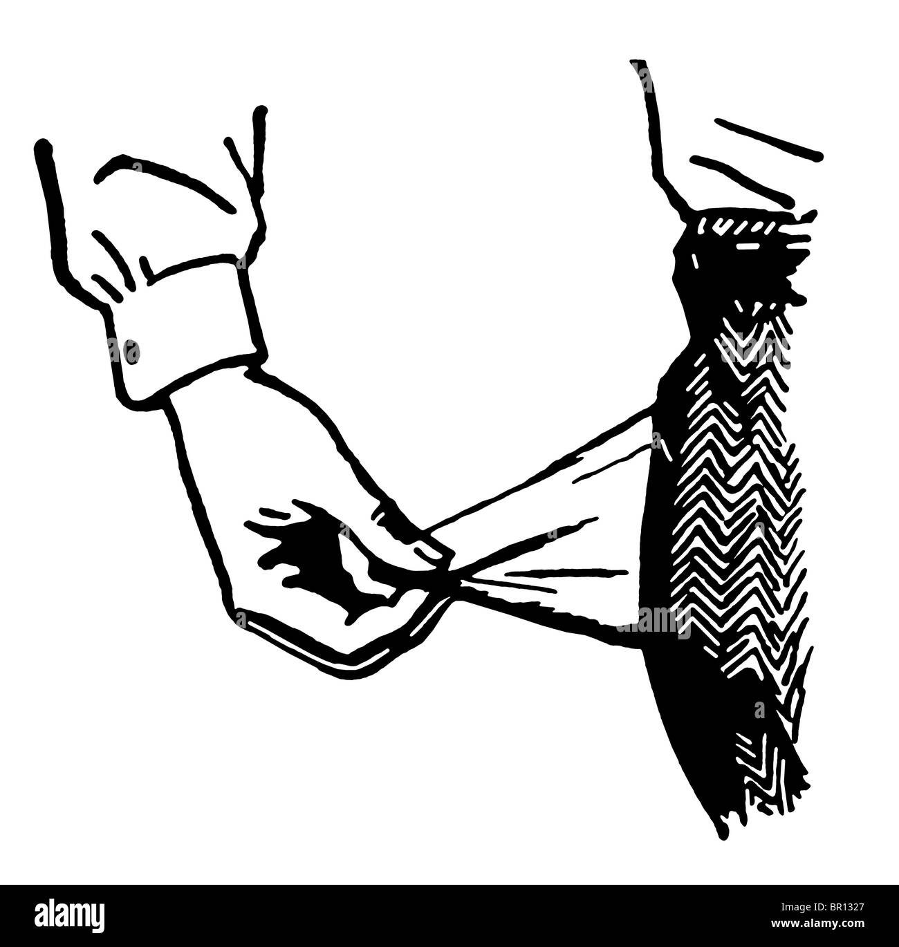 A black and white version of an emptied pocket Stock Photo - Alamy