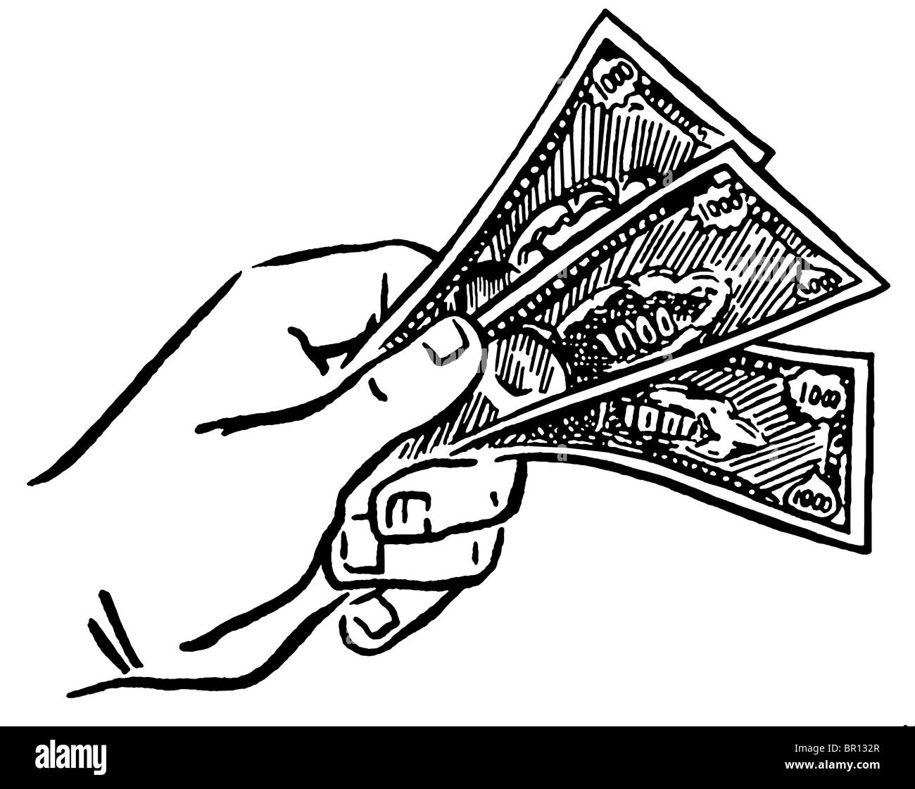 Drawing of a fist Cut Out Stock Images & Pictures - Alamy