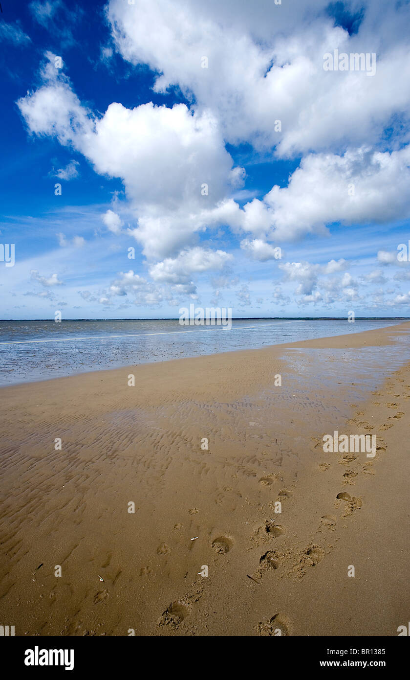 photograph of an empty beach in Denmark Stock Photo - Alamy