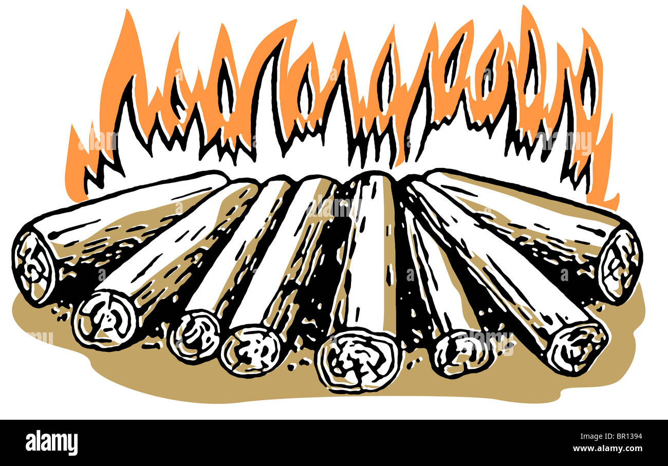 Fire drawings hi-res stock photography and images - Alamy