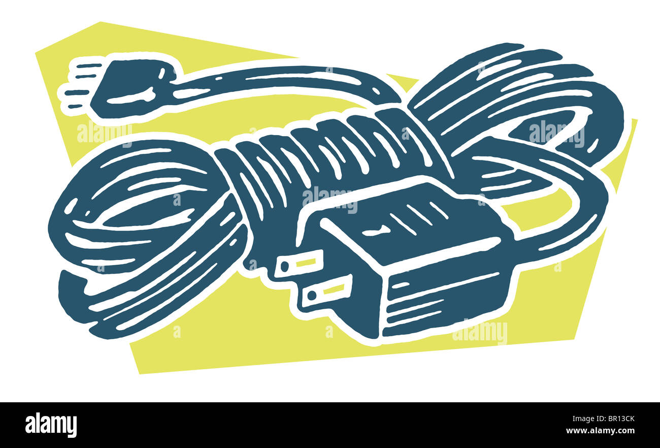 A wrapped cable Stock Photo - Alamy