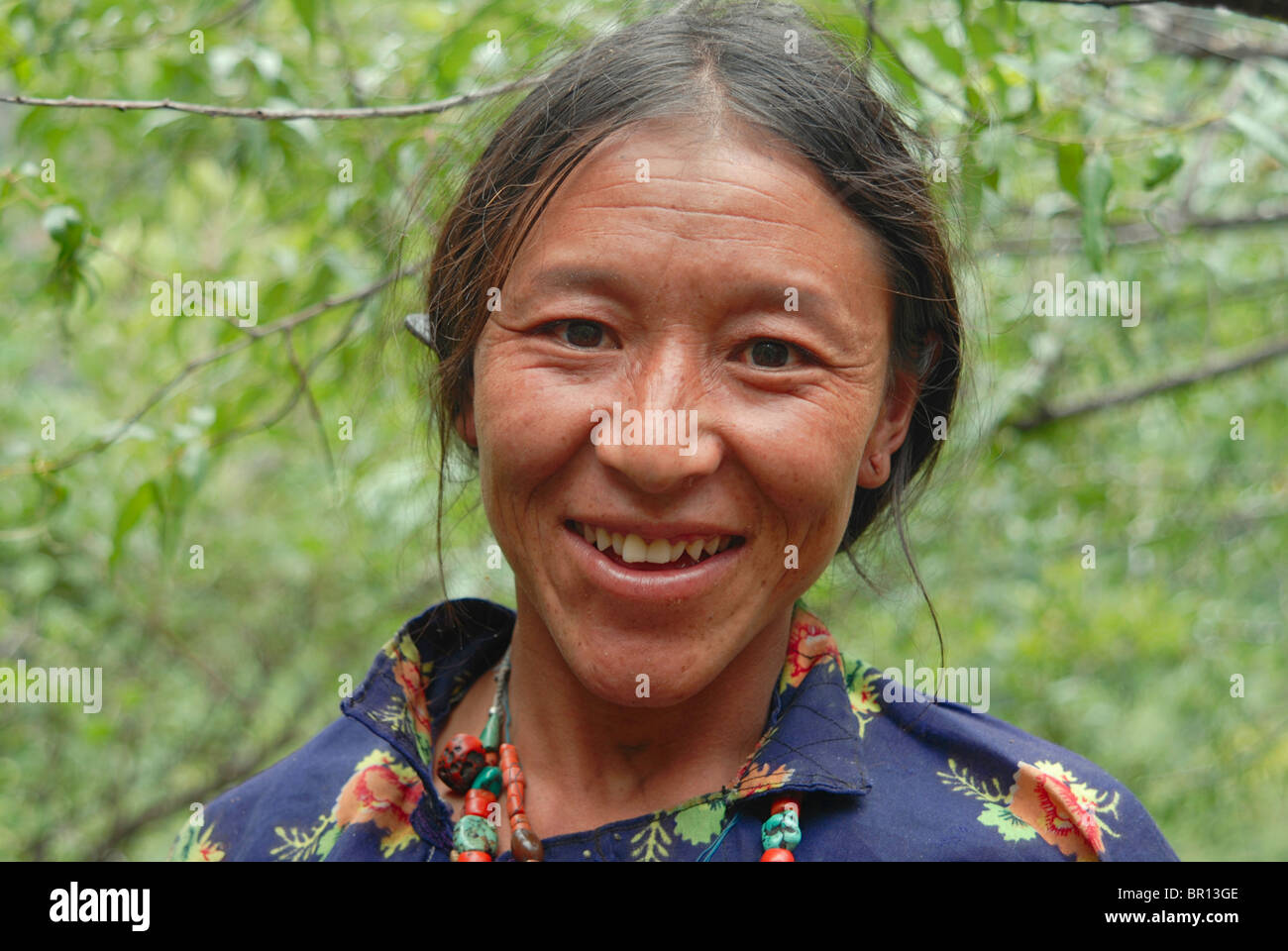 A Thakuri woman in Nepal Stock Photo - Alamy
