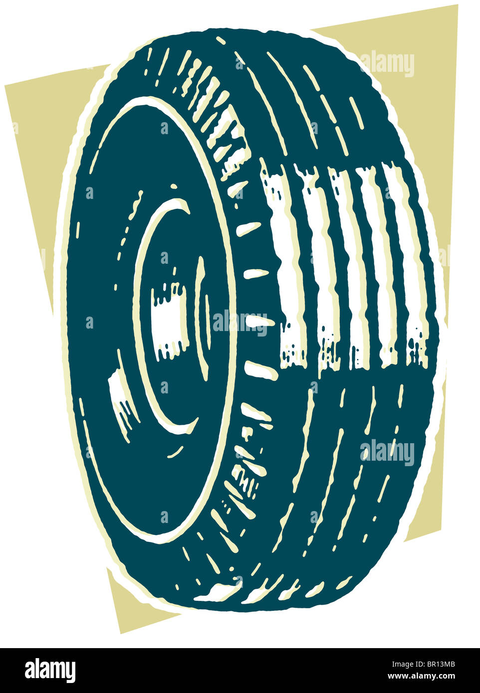 Car tyres cut out hi-res stock photography and images - Alamy