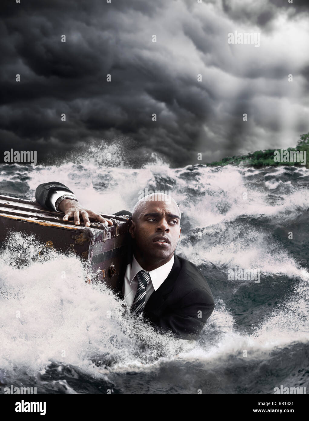 Life raft castaway hi-res stock photography and images - Alamy