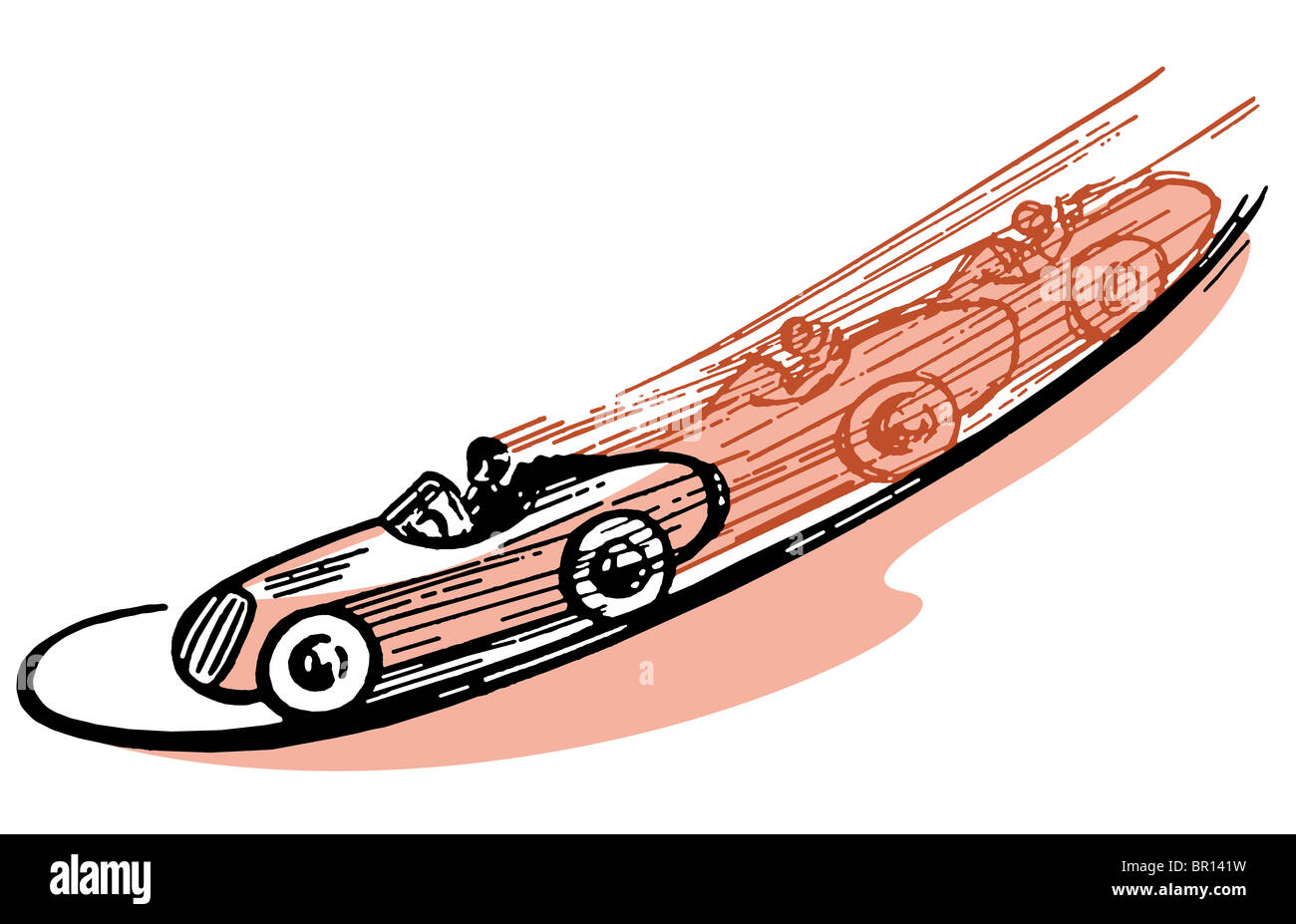 Sports car race track Cut Out Stock Images & Pictures - Alamy