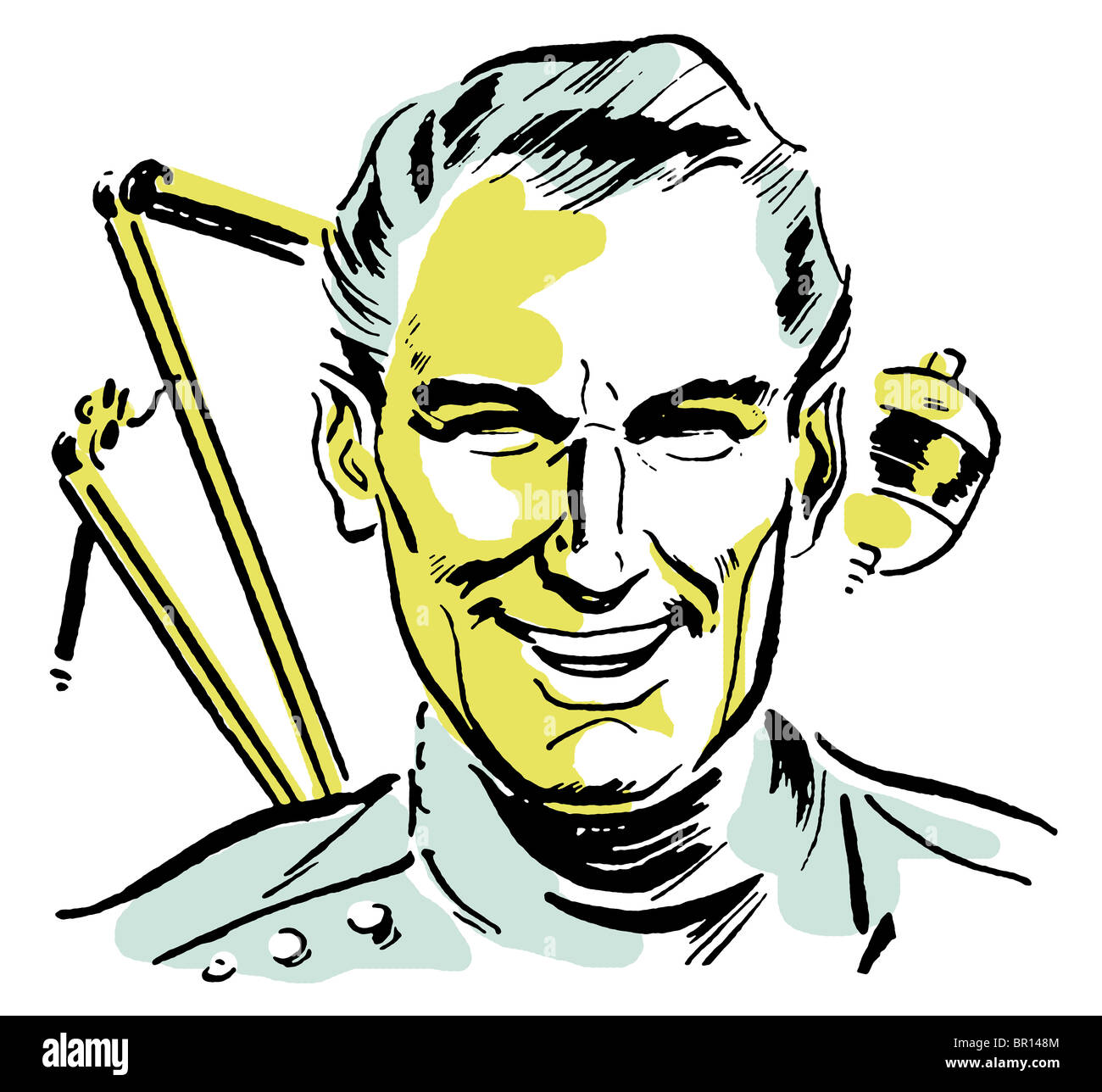 Happy smiling male dentist Cut Out Stock Images & Pictures - Alamy