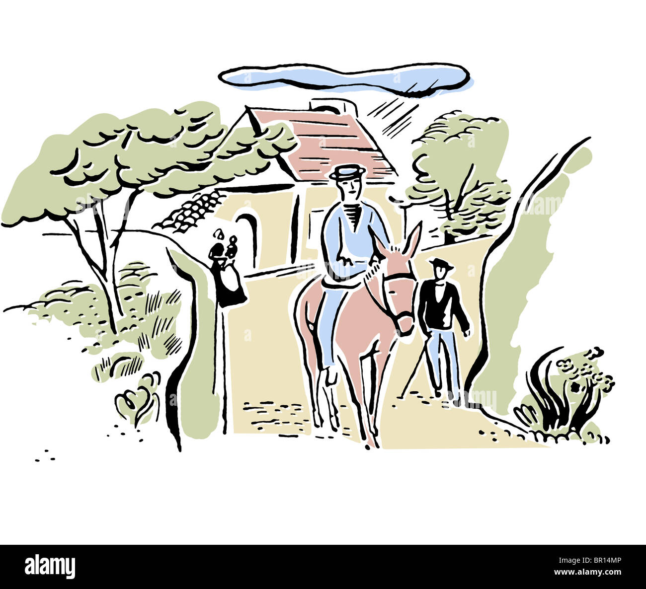 Village people in on Cut Out Stock Images & Pictures - Alamy