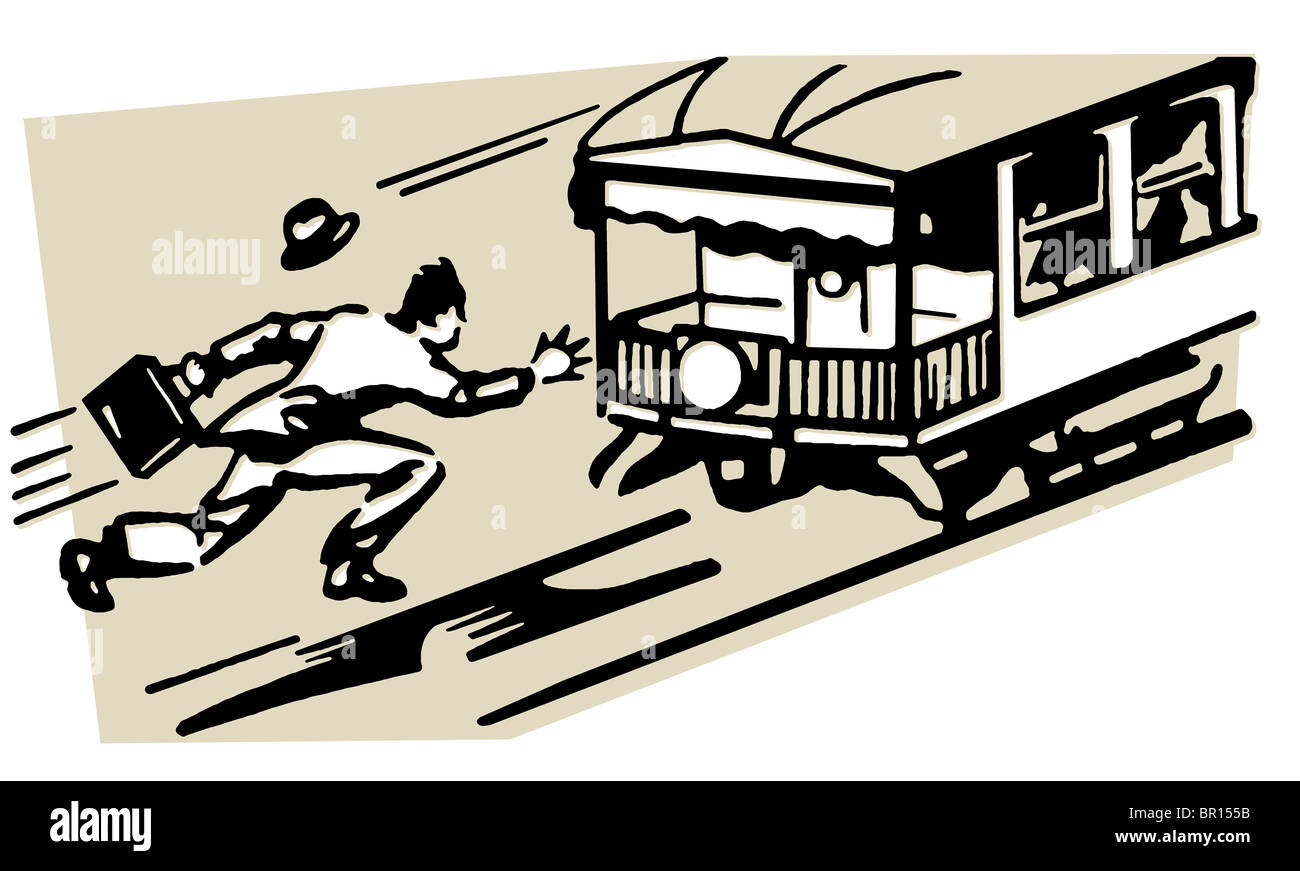 Vintage scene old man Cut Out Stock Images & Pictures - Alamy