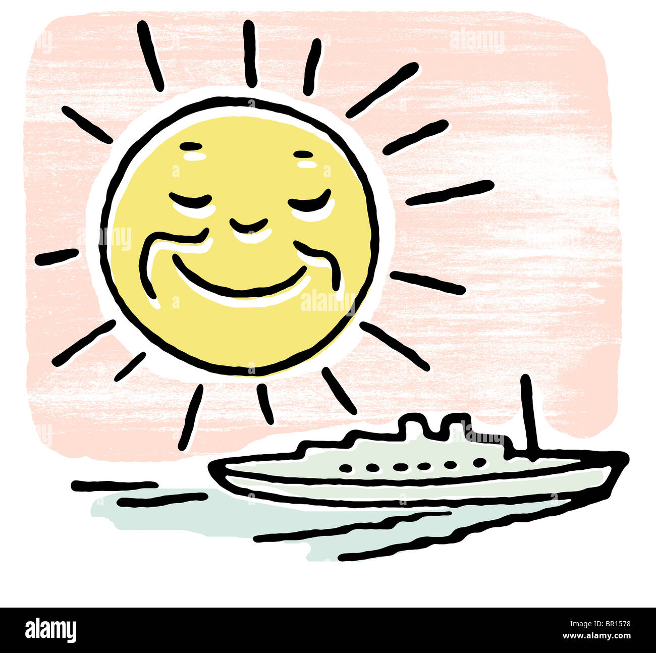 Old fashioned ship illustrations hi-res stock photography and images ...