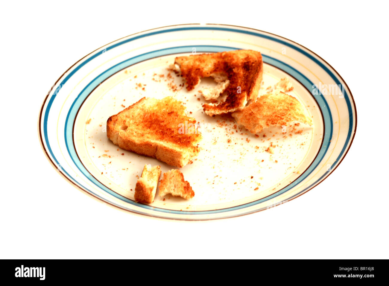 Half eaten food plate Cut Out Stock Images & Pictures - Alamy