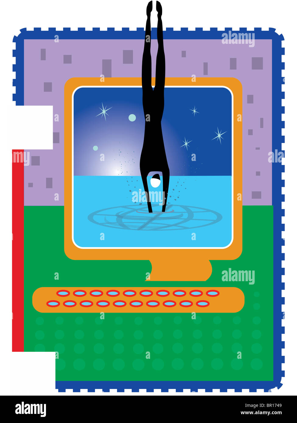 diving into technology Stock Photo - Alamy