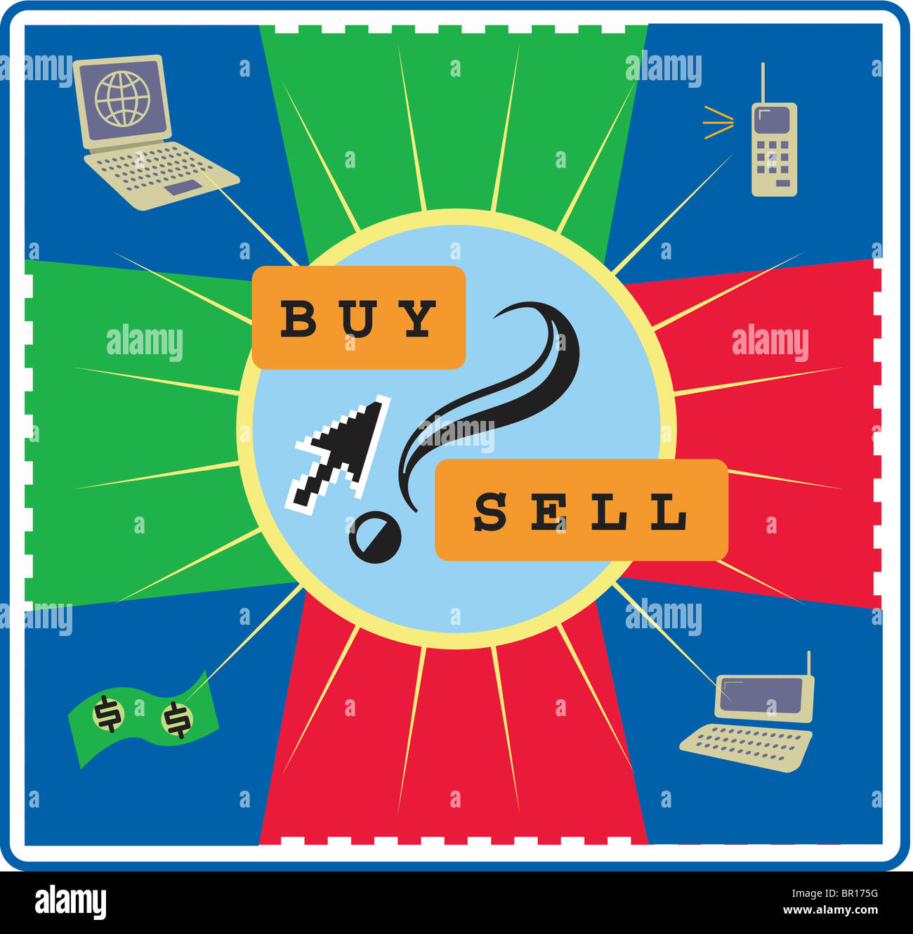 The buying and selling activities via the information technology Stock ...