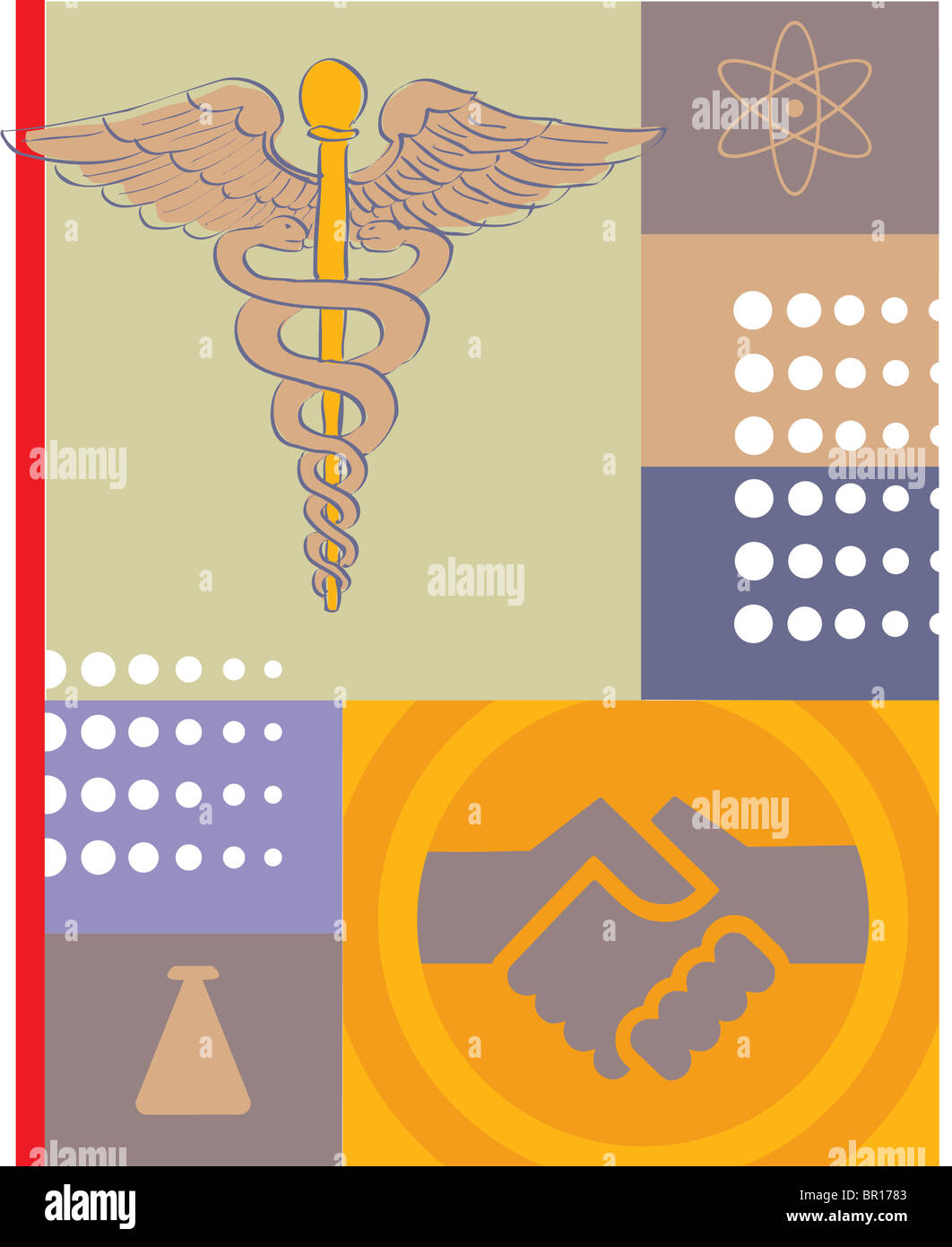 Caduceus hands hi-res stock photography and images - Alamy