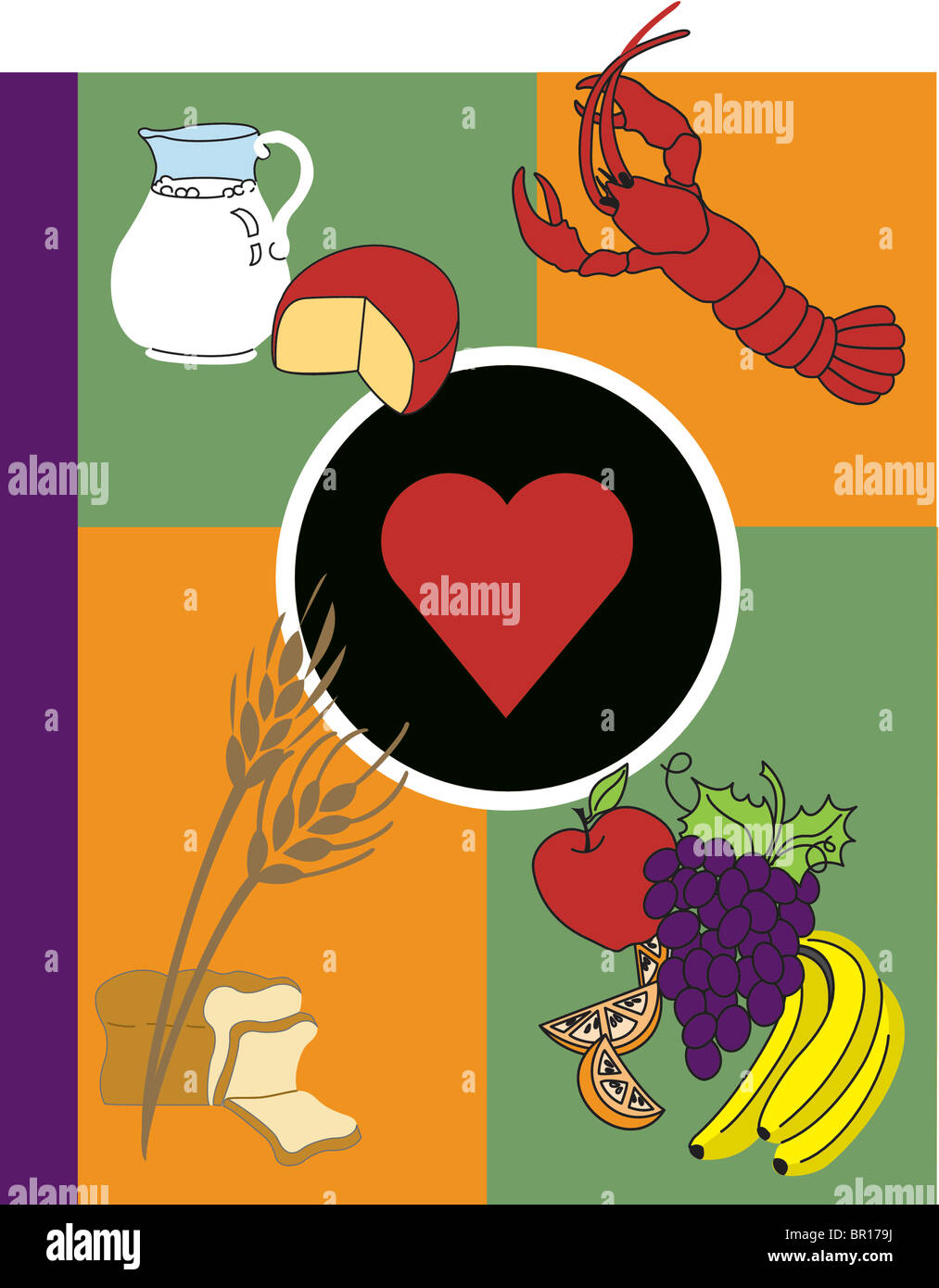 Balance food groups hi-res stock photography and images - Alamy