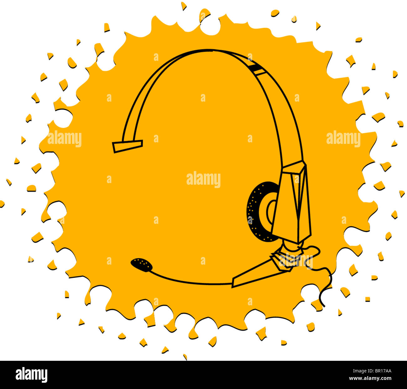 Call center cartoons hi-res stock photography and images - Alamy