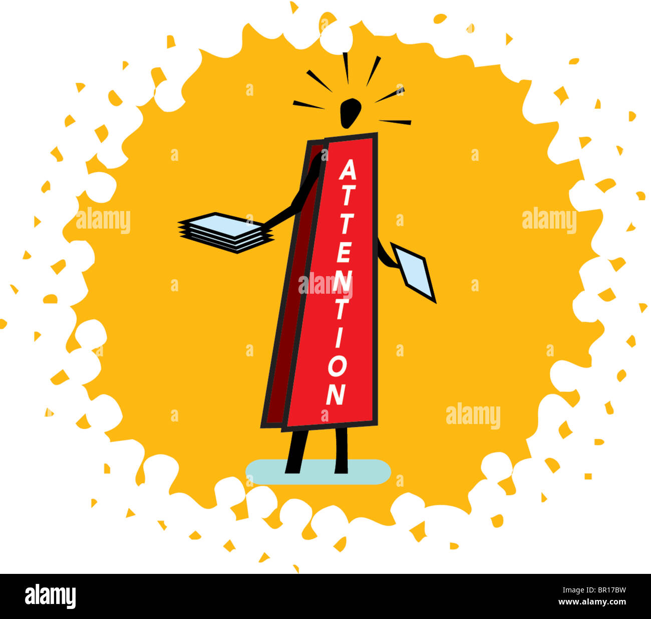 Giving out flyers hi-res stock photography and images - Alamy